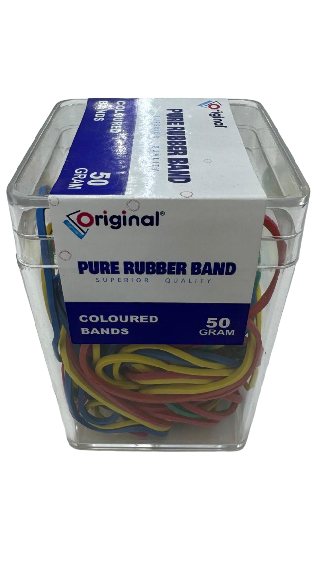 Original® Rubber Band 50GM Round Assorted Color – Stationery Online KW