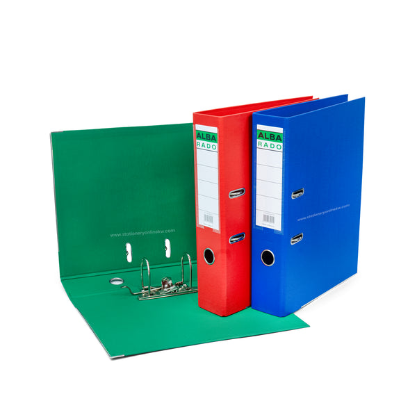 ALBA RADO PP (polypropylene) Color Lever Arch File – Stationery Online KW