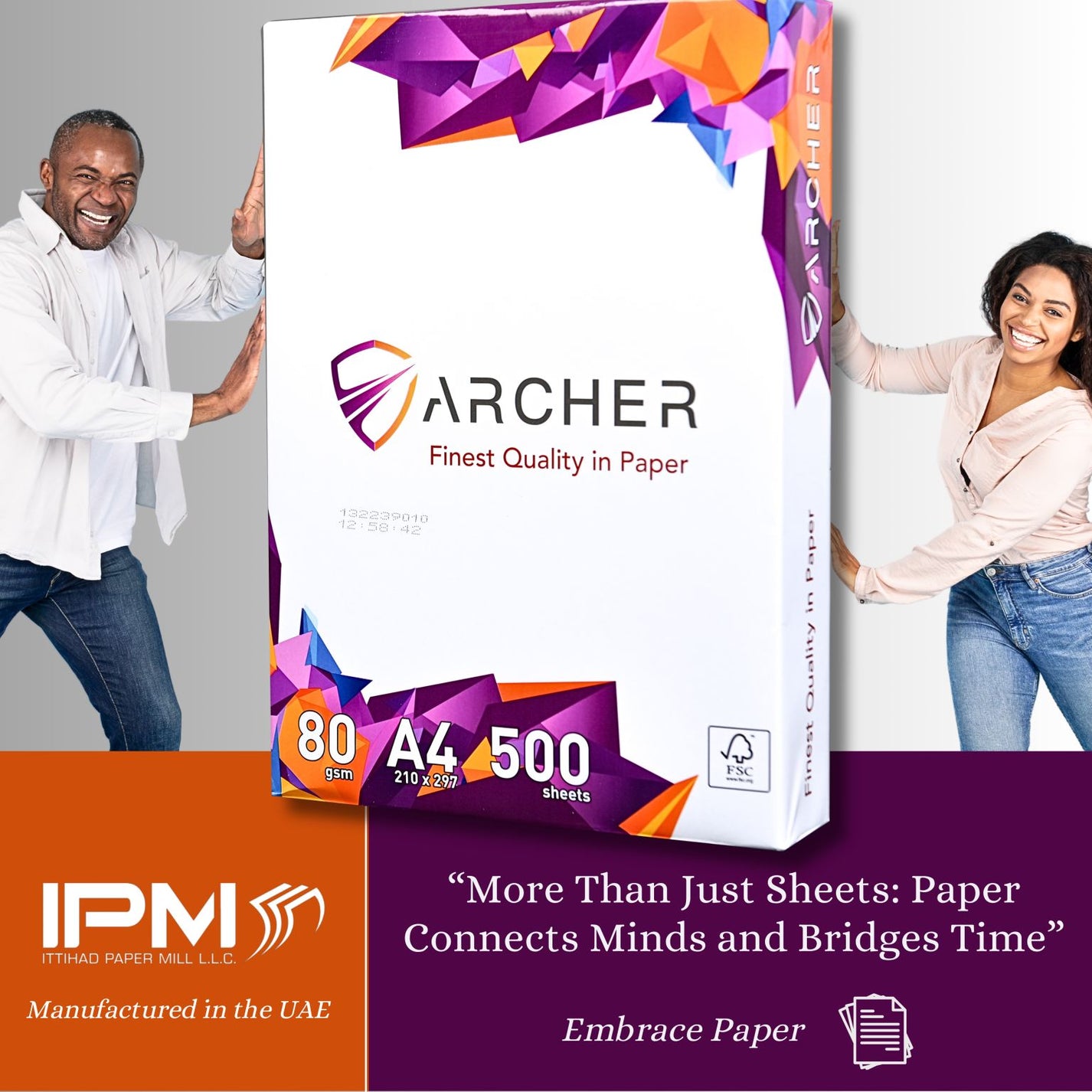 Archer Photocopy Paper - A4 - 80gsm - 500 sheets - Buy 5 cartons Get 1 ...