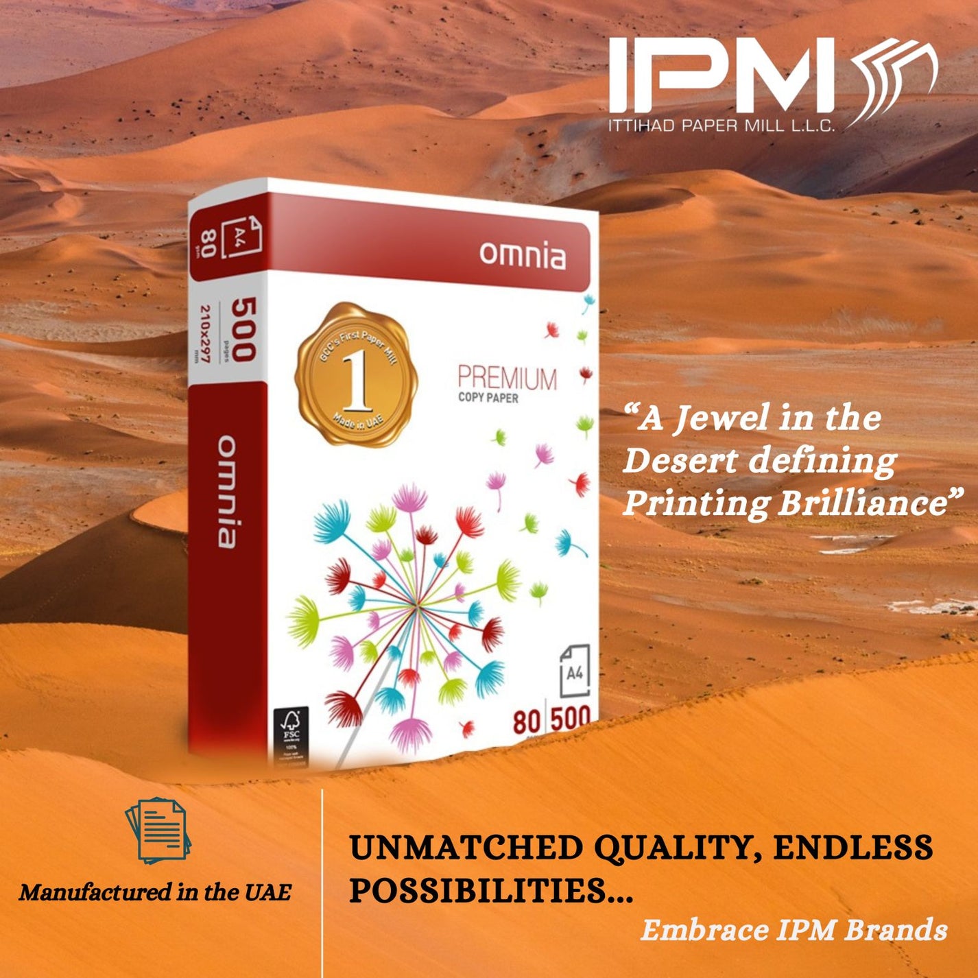 Omnia Photocopy Paper – Stationery Online KW